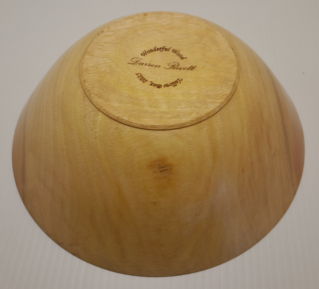 Yellow Box Bowl – Wonderful Wood